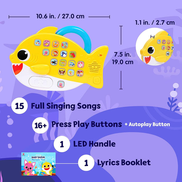 Pinkfong Baby Shark Melody Pad Sound Pad – Queens Baby